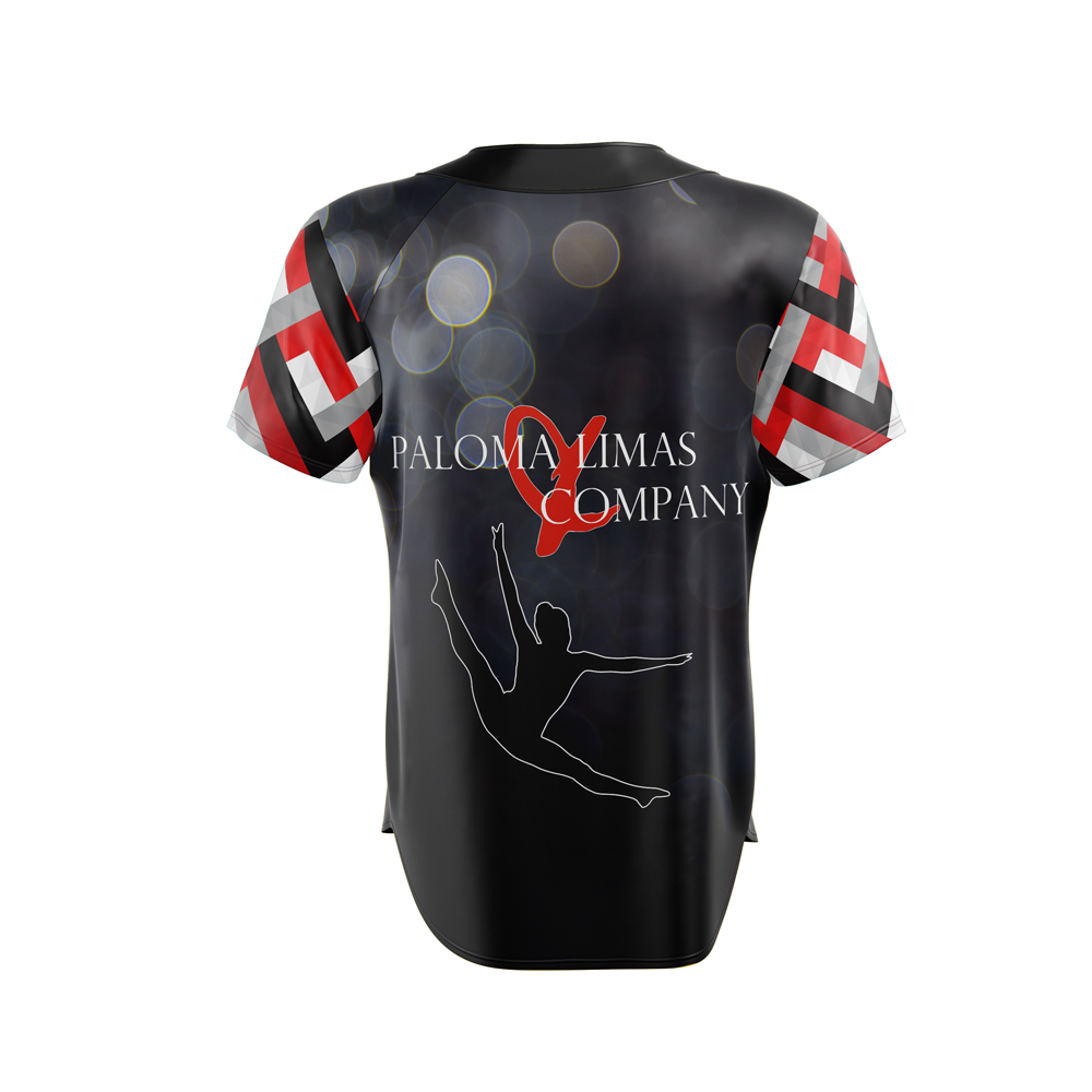 Paloma Limas Dance School - Baseball Top by Bling